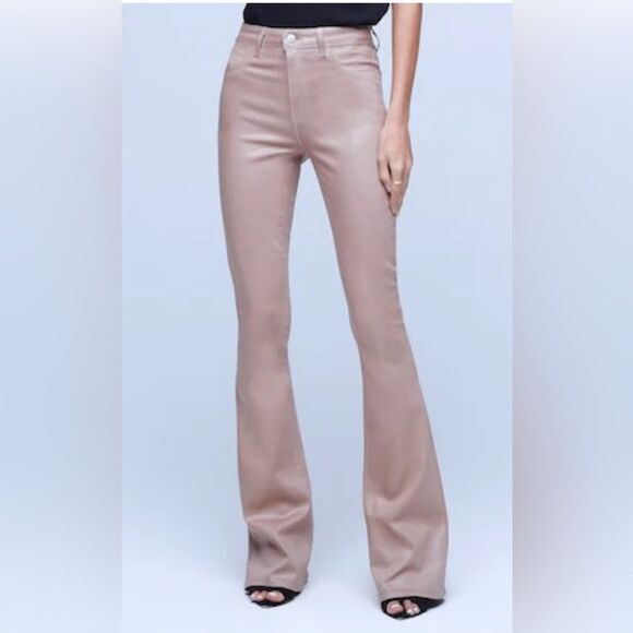 L'AGENCE | Jeans | Lagencemarty High Rise Flare Jean In Toffee Coated ...